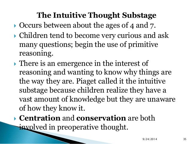 Cognitive developmental theory Jean Piaget