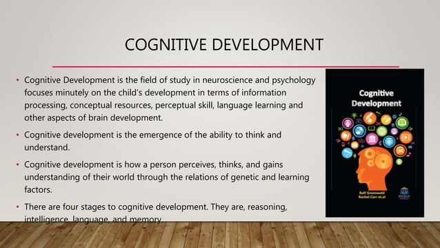 Cognitive development and cognition | PPTX