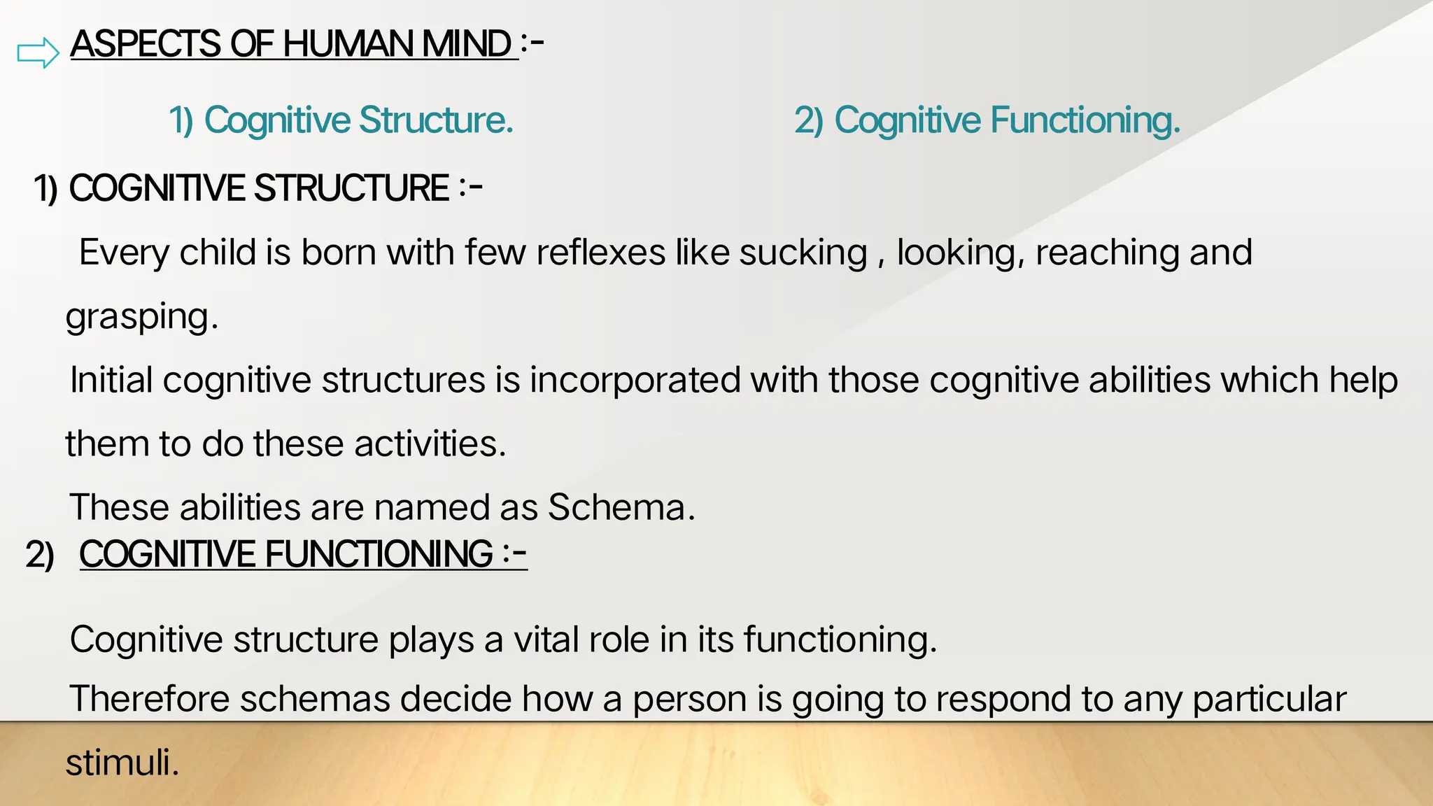 Theory of Cognitive Development by Jean Piaget | PDF