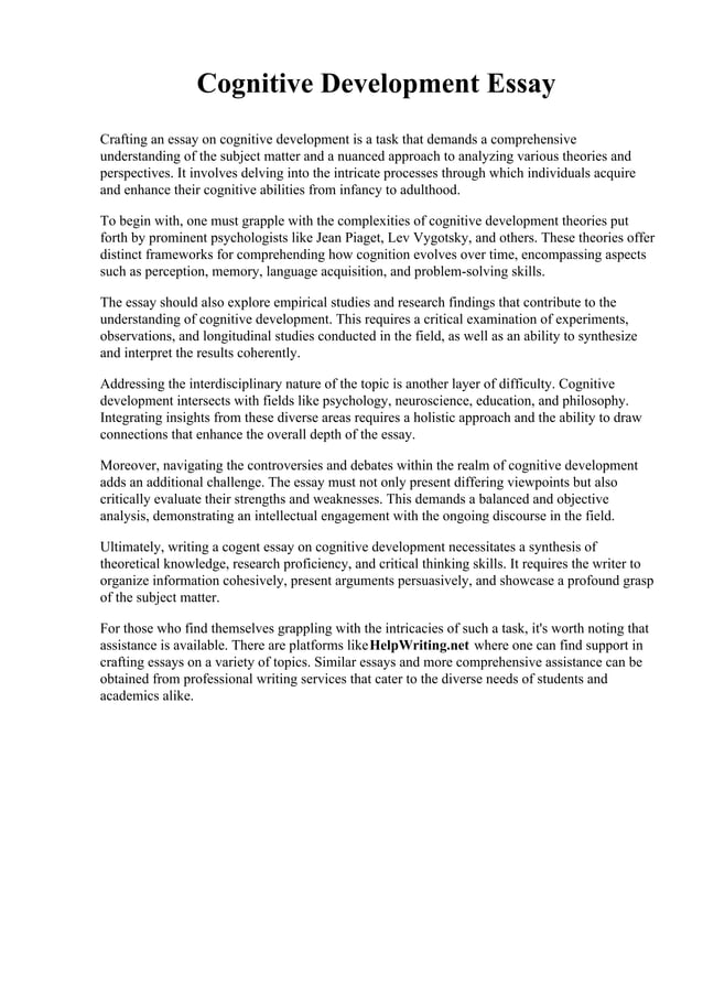 Cognitive Development Essay.pdf