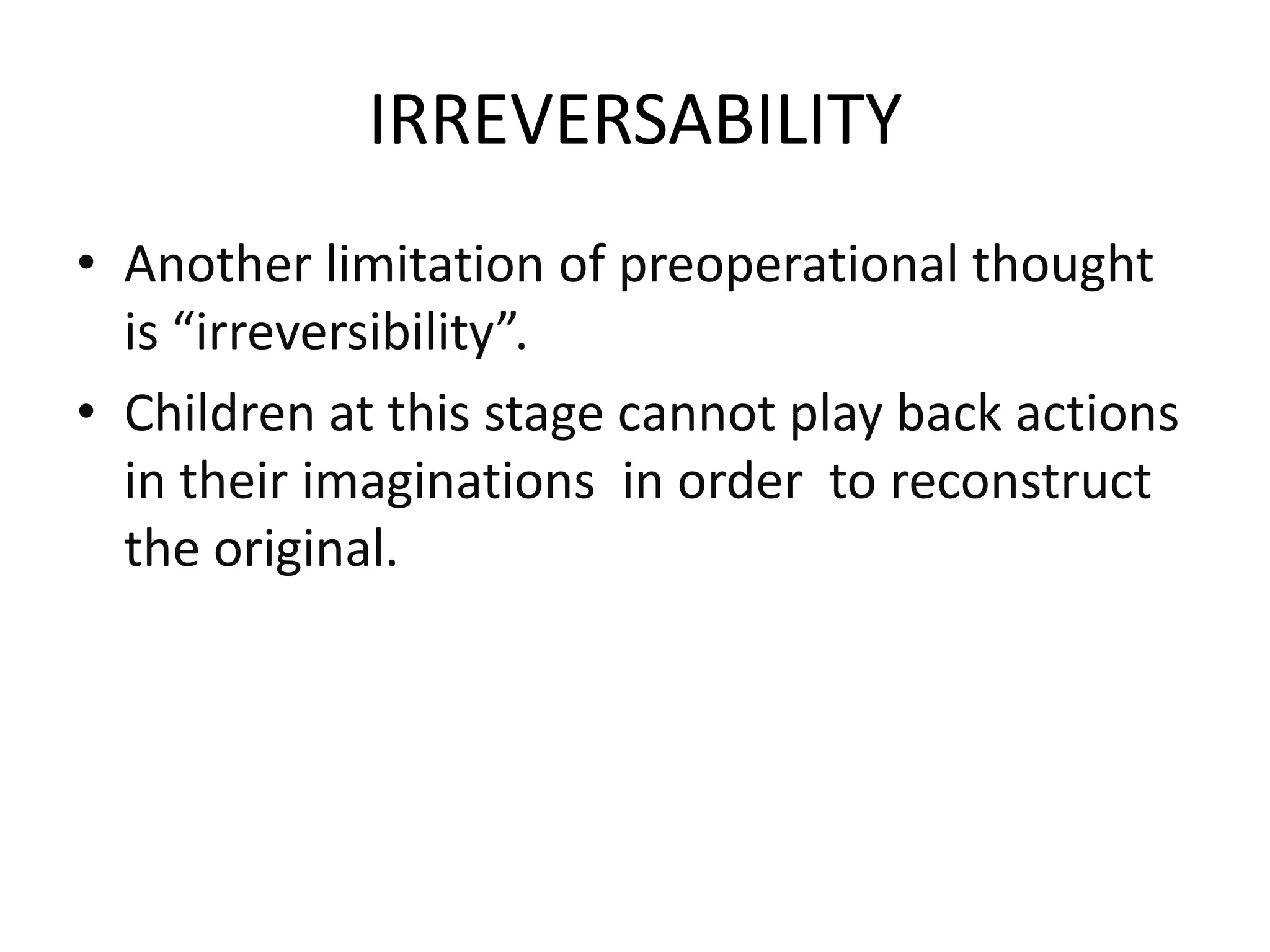 Cognitive development including piaget's theory(mainly in pre-school ...