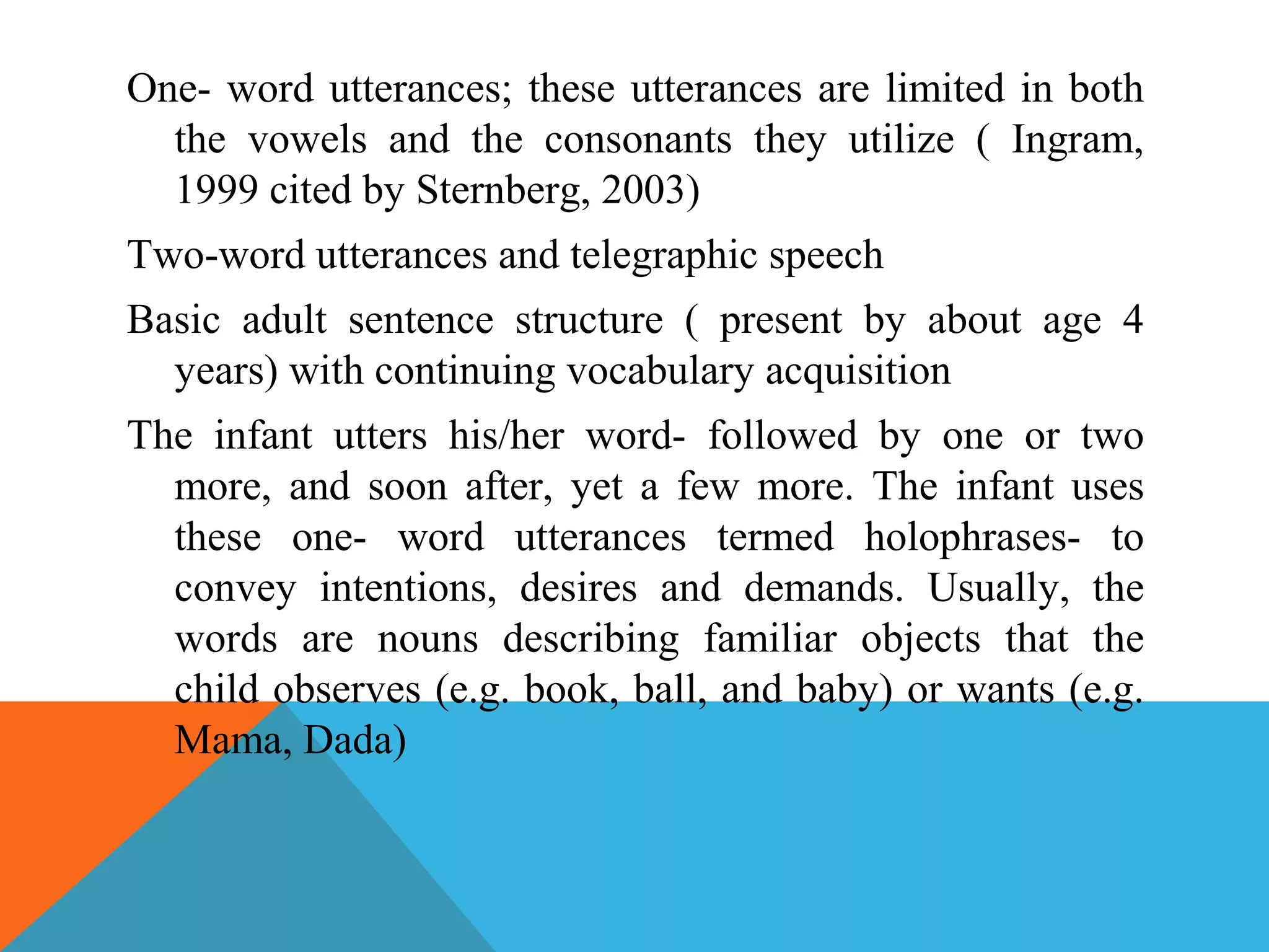 Cognitive development of infants and toddlers | PPT