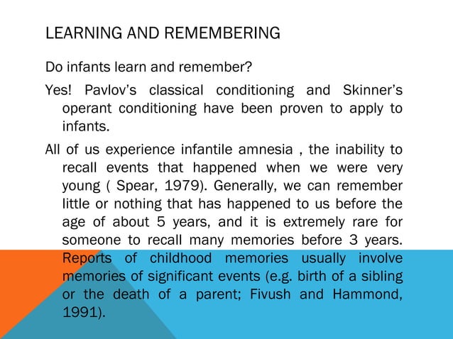 Cognitive development of infants and toddlers | PPT | Parenting Babies ...