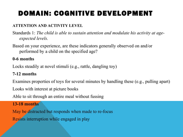 Cognitive development of infants and toddlers | PPT | Parenting Babies ...