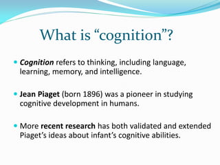 Lecture 11:Cognitive development of children- Dr.Reem AlSabah | PDF