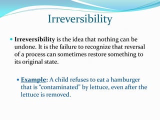 Reversibility Piaget