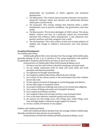 Cognitive development of children and adolescents | DOCX