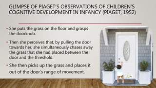 Cognitive development of infants and toddlers | PPTX