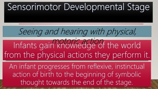 Cognitive development of infants and toddlers | PPTX