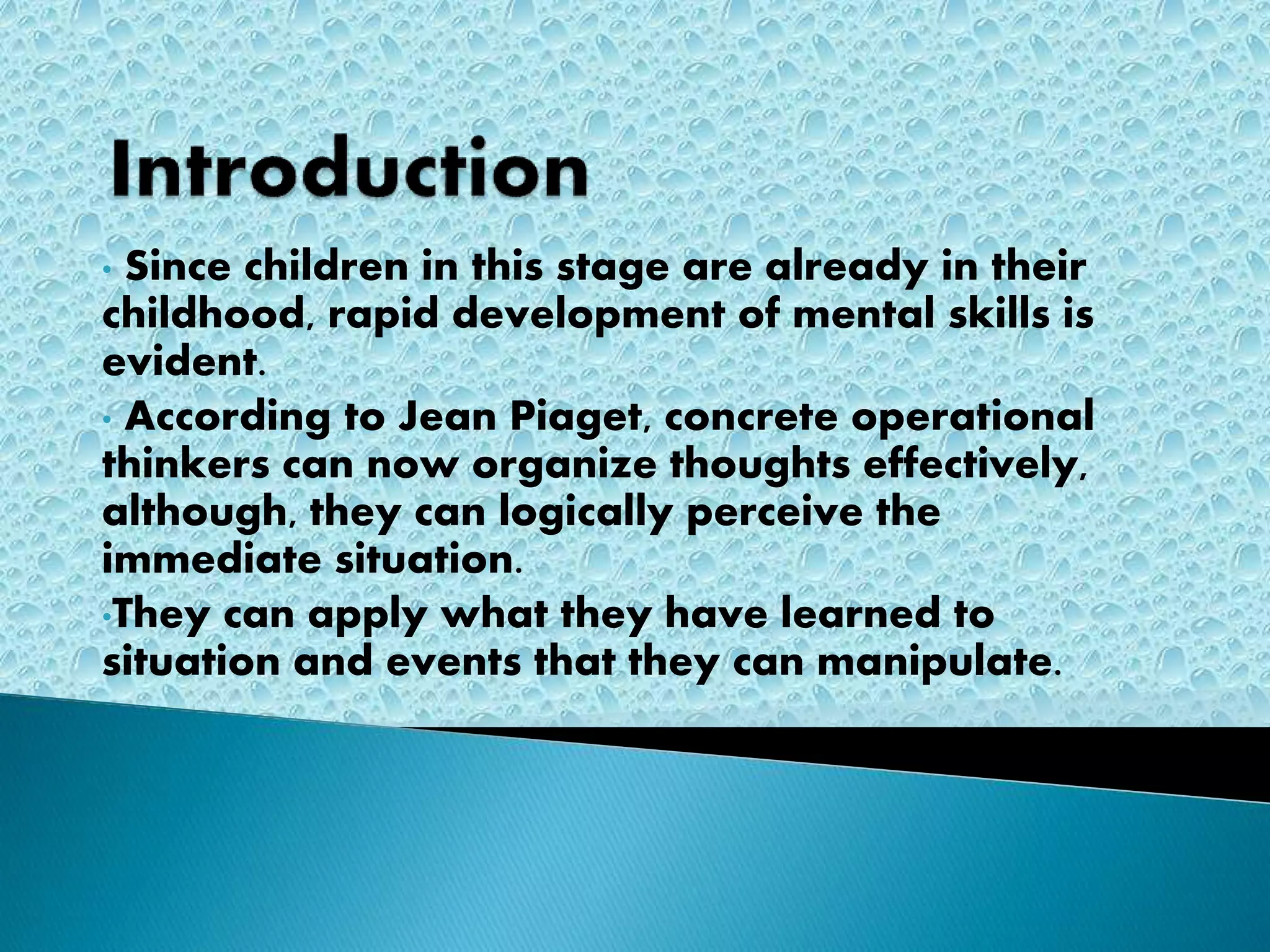 Cognitive development of intermediate schoolers | PPTX
