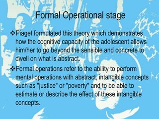 Cognitive development of the high school learners | PPTX