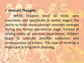 Cognitive development of the high school learners | PPTX