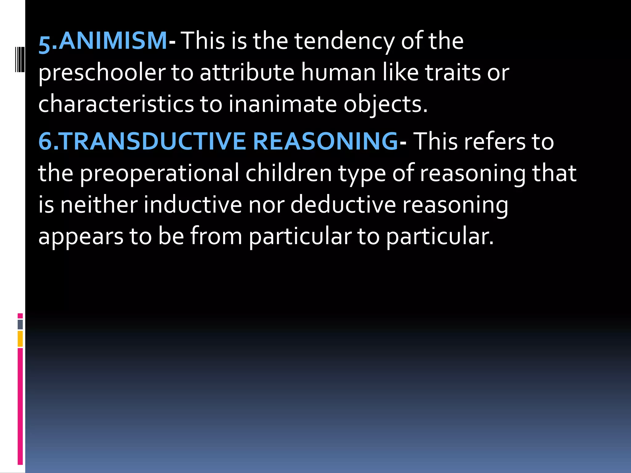 Cognitive development of the preschoolers | PPTX