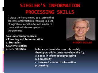 Cognitive development on high school learners | PPTX