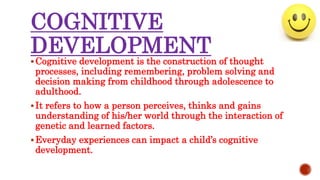 Cognitive development sree | PPTX