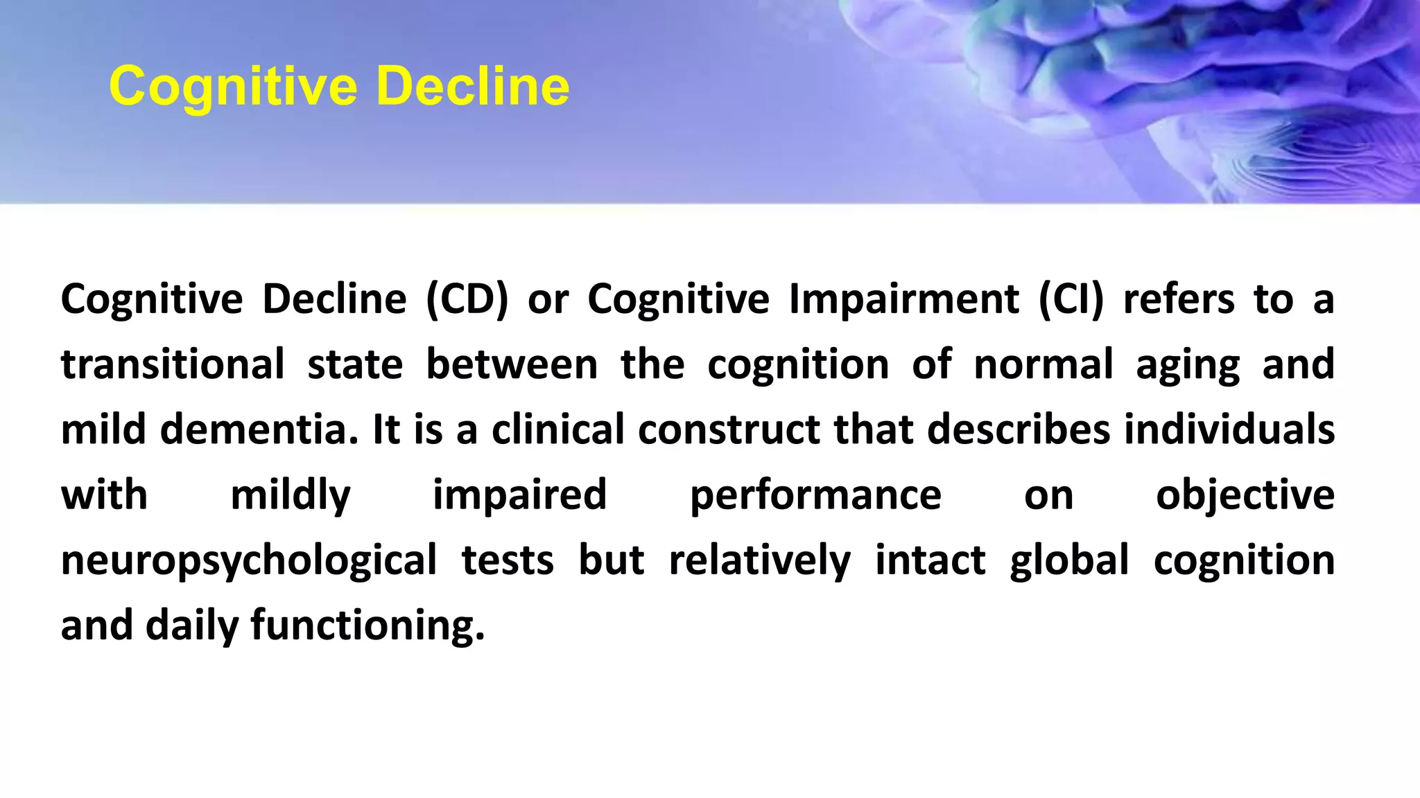 Cognitive disabilities ppt | PPTX