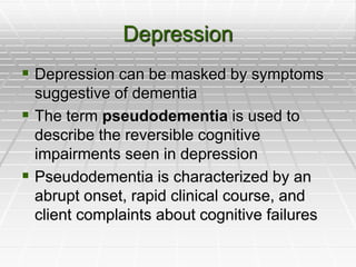 Cognitive Disorder Ch14 .ppt