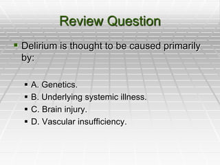 Cognitive Disorder Ch14 .ppt