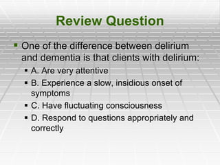 Cognitive Disorder Ch14 .ppt