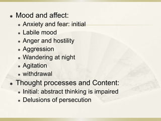 Cognitive disorders | PPTX