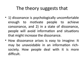 Theory of Cognitive Dissonance & examples.pptx