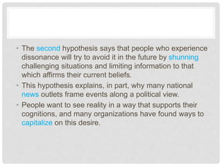 Cognitive dissonance in politics | PPTX