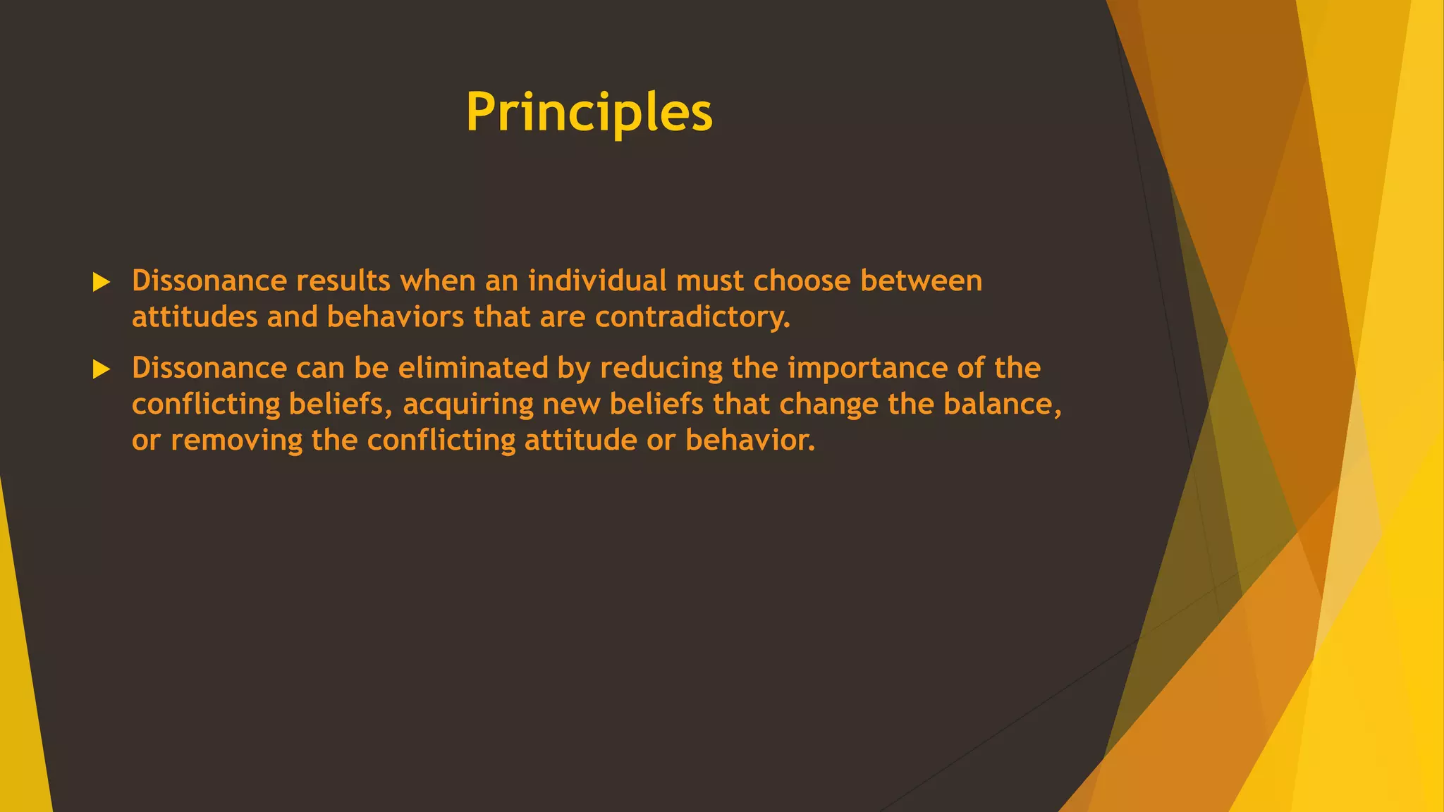 Cognitive dissonance theory | PPTX