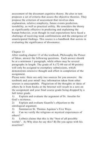 COGNITIVE DISSONANCE THEORY .docx