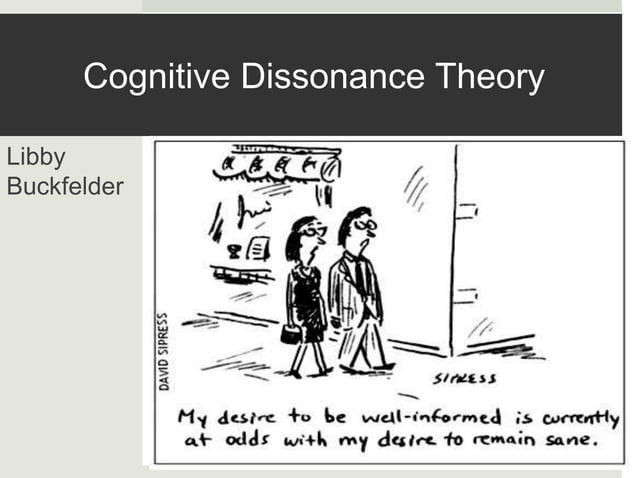 Cognitive dissonance topic 5 presentation | PPT