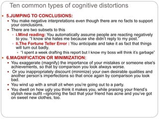 Cognitive distortions | PPTX