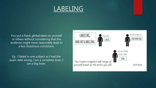 Cognitive distortions - Psychiatry | PPT