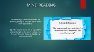 Cognitive distortions - Psychiatry | PPT