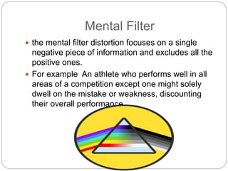 Cognitive distortions by pooja tiwari pptx | PPTX