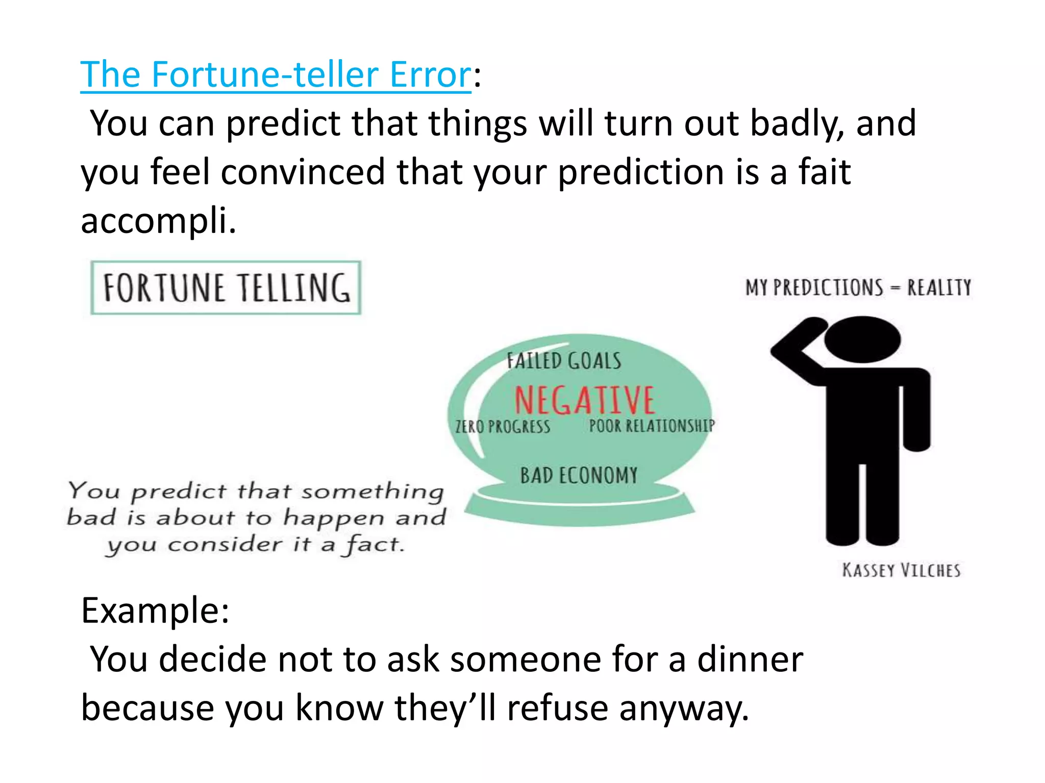 Cognitive distortions and cognitive therapy | PPTX