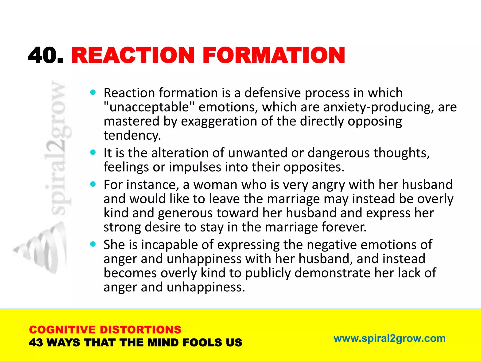 COGNITIVE DISTORTIONS | PPTX