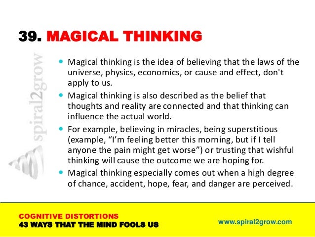 COGNITIVE DISTORTIONS