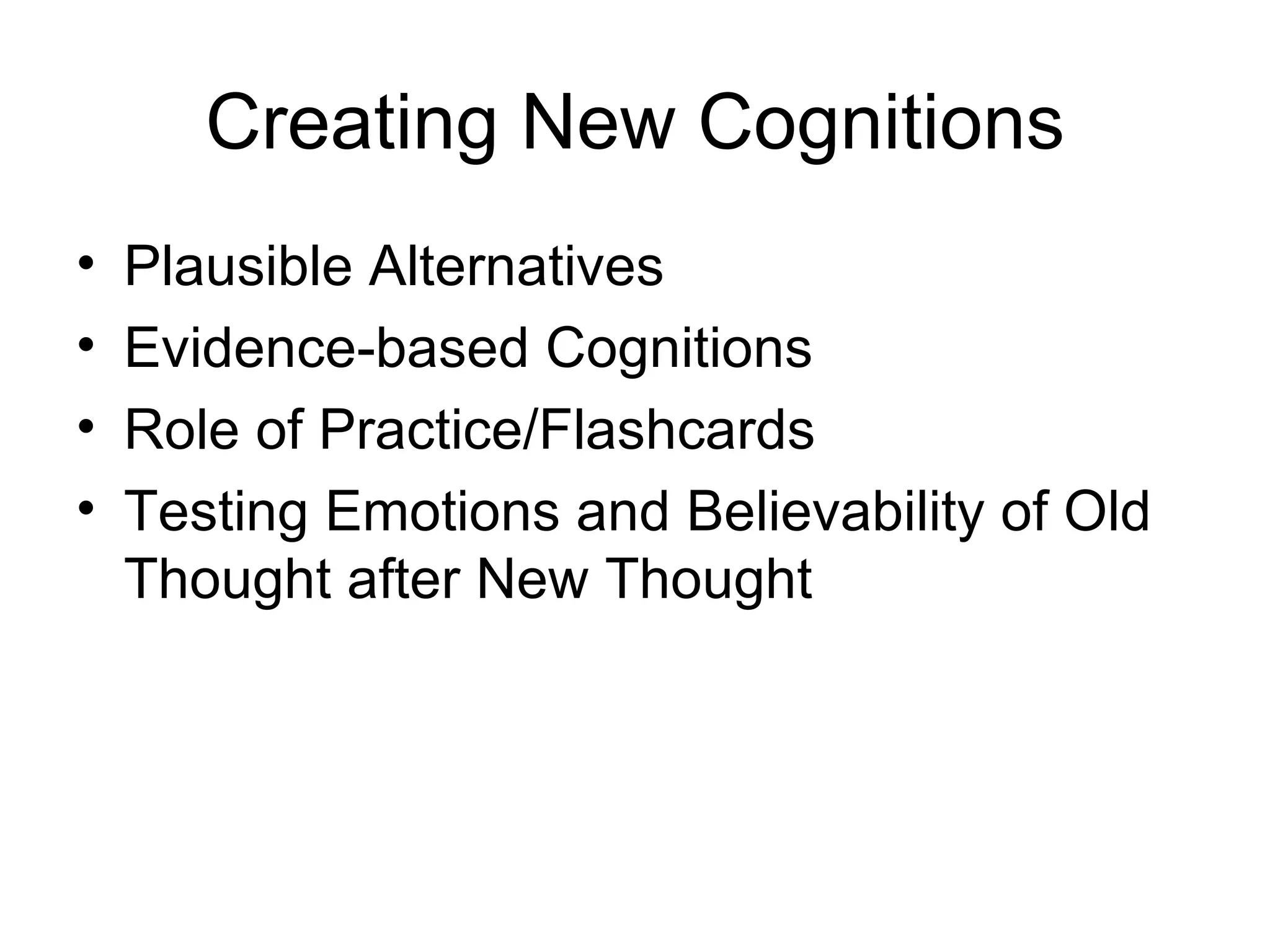 Cognitive distortions and correcting them | PPT