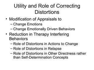 Cognitive distortions and correcting them | PPT
