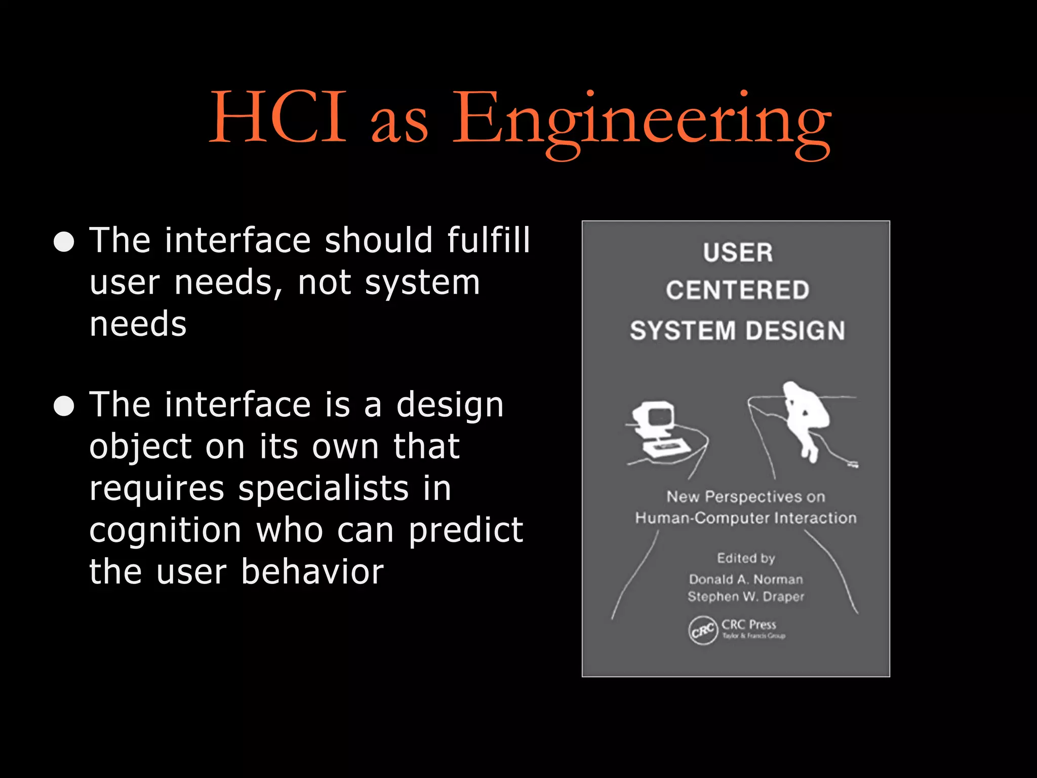 Cognitive Engineering and User Centered Design | PDF