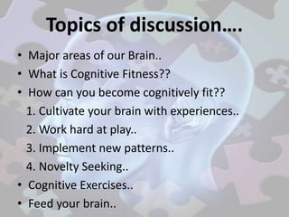 Cognitive fitness | PPT