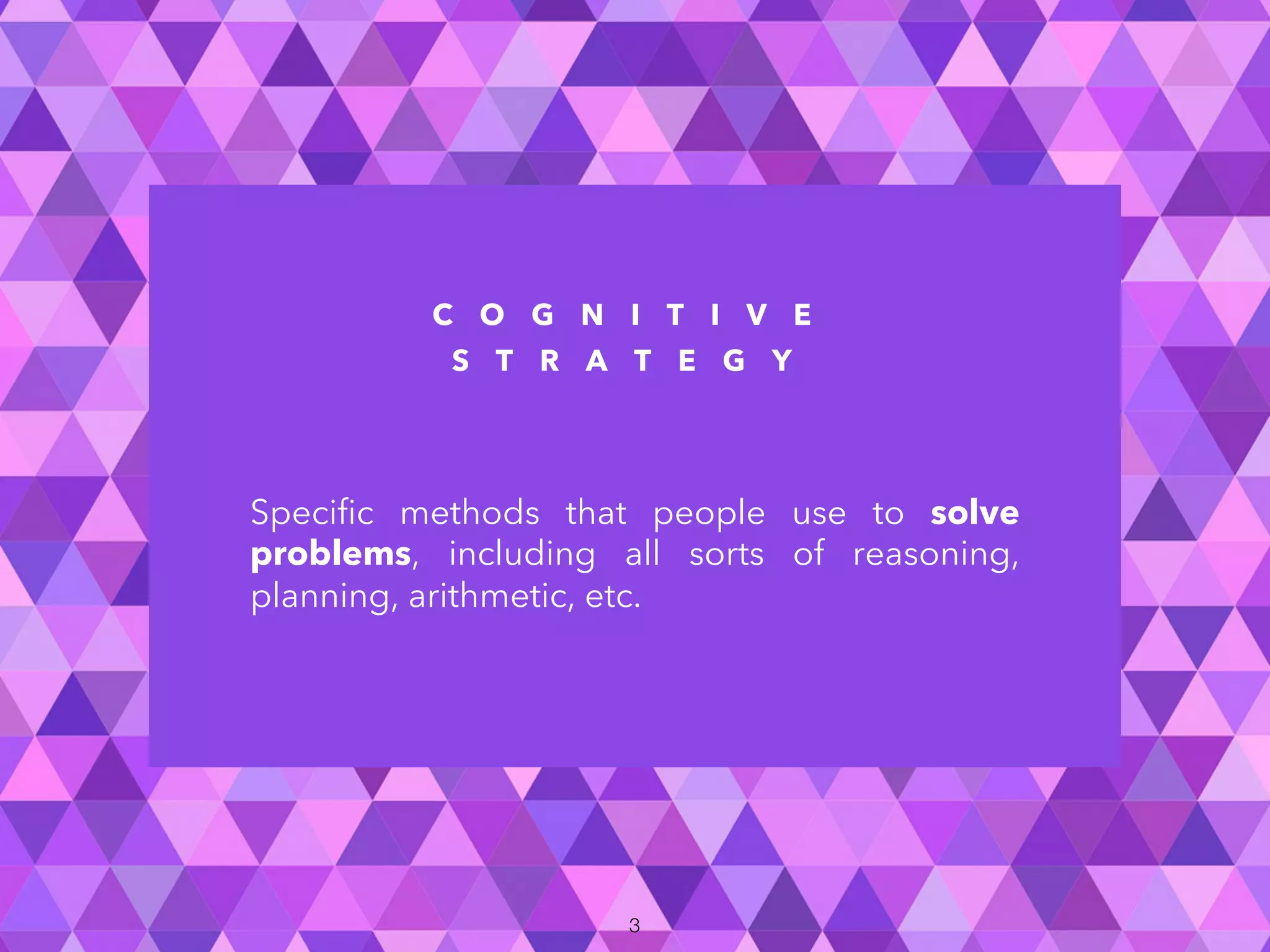 Optimal Cognitive Strategy In Game Design Ppt