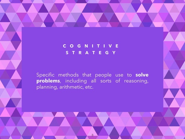 Optimal Cognitive Strategy in Game Design | PPT