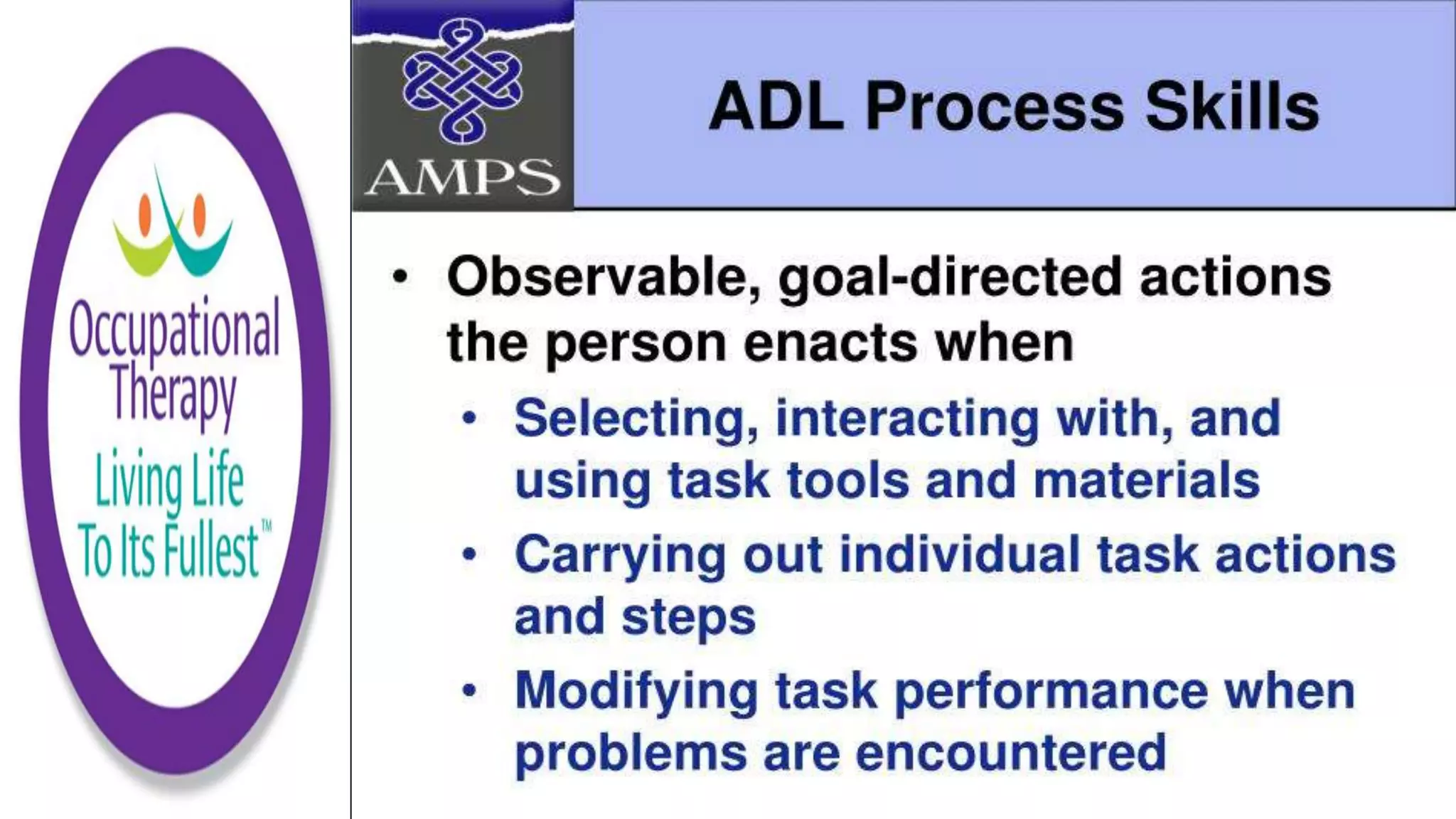 Occupational Therapy Cognitive Functional Evaluation | PPTX