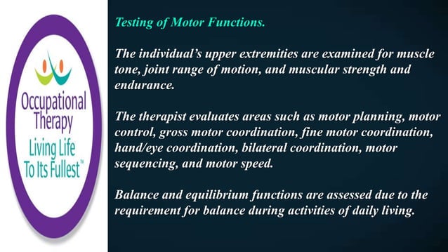 Occupational Therapy Cognitive Functional Evaluation | PPTX