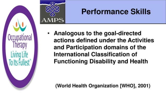 Occupational Therapy Cognitive Functional Evaluation | PPTX
