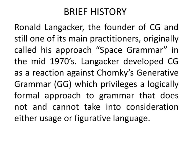 Cognitive Grammar Lesson Pptx