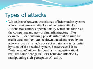Cognitive hacking | PPTX