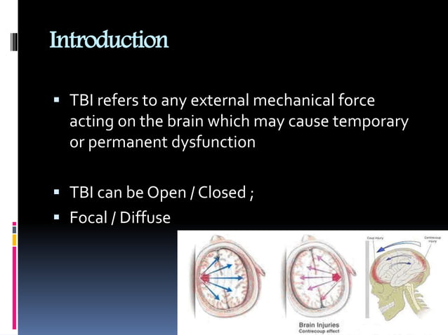 Cognitive impairment after mild and moderate tbi | PPT