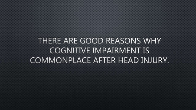 Real world outcomes from TBI | PPTX