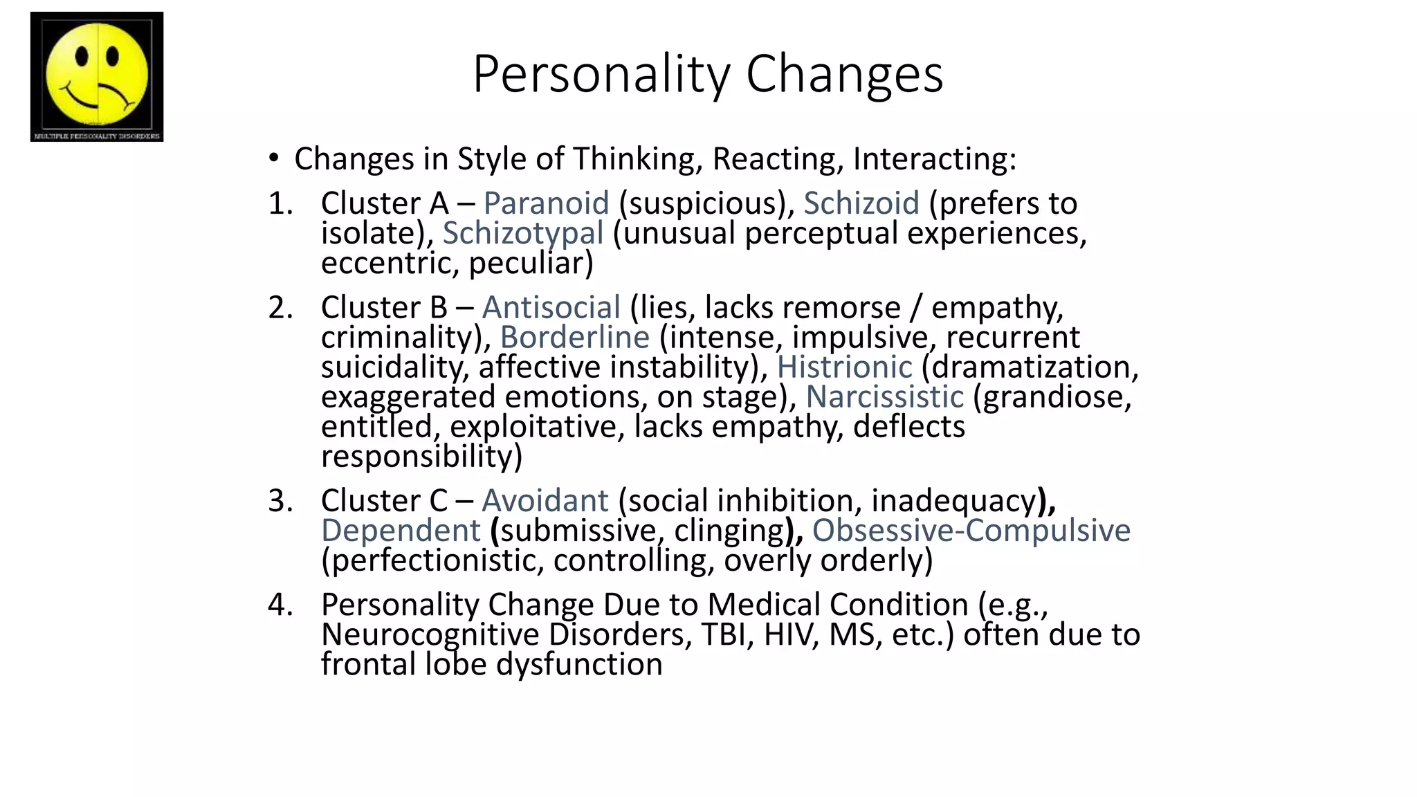 Cognitive Impairments and Dementia | PPTX